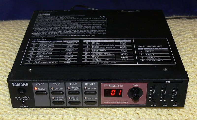 Yamaha P50m acoustic/electric piano module fully working | Reverb