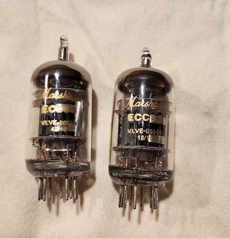 Pair of Two (2) Marshall ECC83 Tubes *Fully Tested* | Reverb