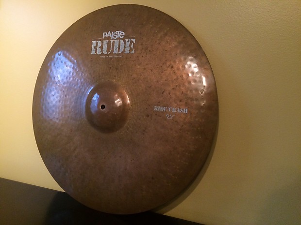 Paiste RUDE 22" Ride / Crash 3231 grams 1984 vintage! 2002 | Reverb