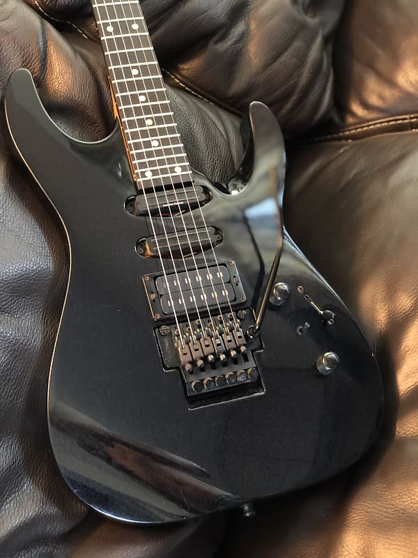 Kramer ProAxe Pro Axe Deluxe 1990 Metallic Black | Reverb