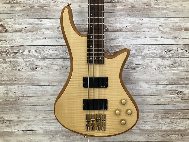 Used Schecter Diamond Series Custom-4 Bass Guitar | Reverb