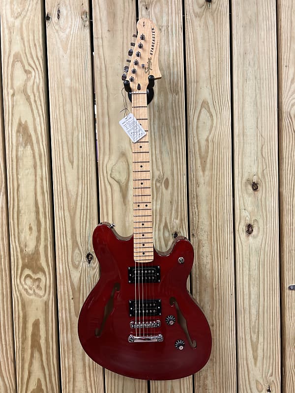 Squier Affinity Starcaster 2019 - Present - Candy Apple Red | Reverb