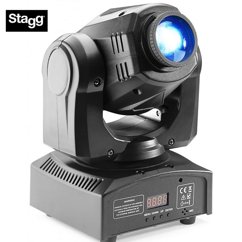 Stagg SLI MHBTAGG30-1 Gobo Moving Head w/30-Watt COB LED, 7 | Reverb