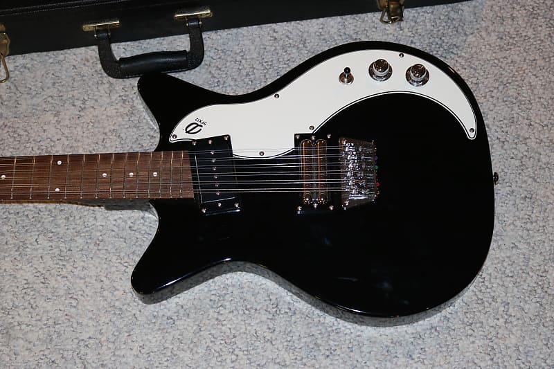 Danelectro 59X12 12 String - Black - with Hard Case | Reverb