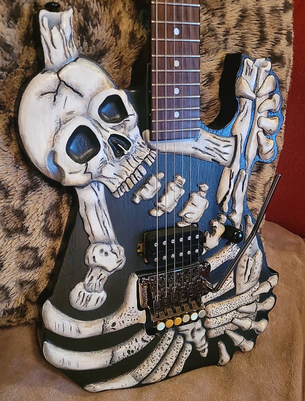 Rokken Guitars Classic Bones George Lynch - Custom Painted | Reverb