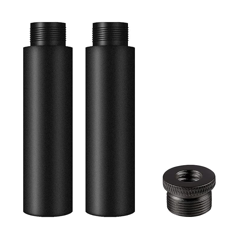 2Pcs Mic Stand Extension Tubes With 1Pc Metal Adapter | Reverb