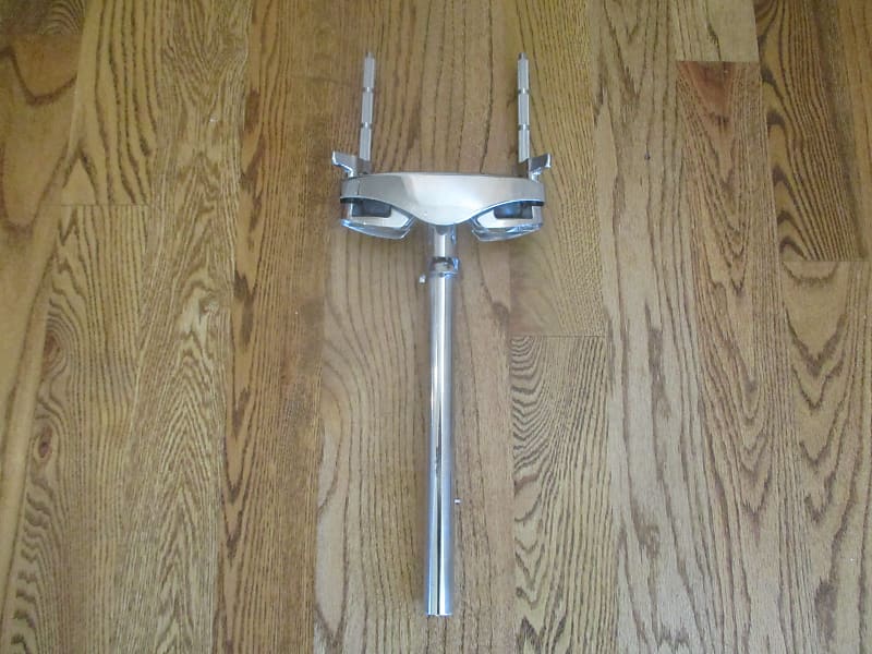 Unknown Heavy Duty Double Tom Post Mount, Chrome, Ball & | Reverb