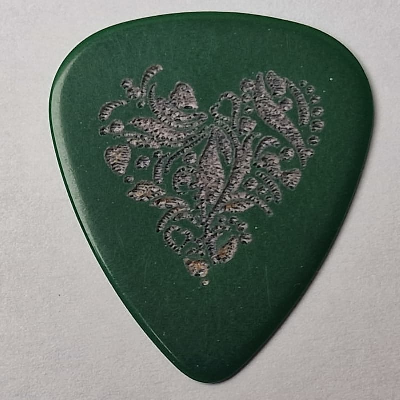Médiator Plectre Pick guitare - Plastique épais vert Cœur | Reverb