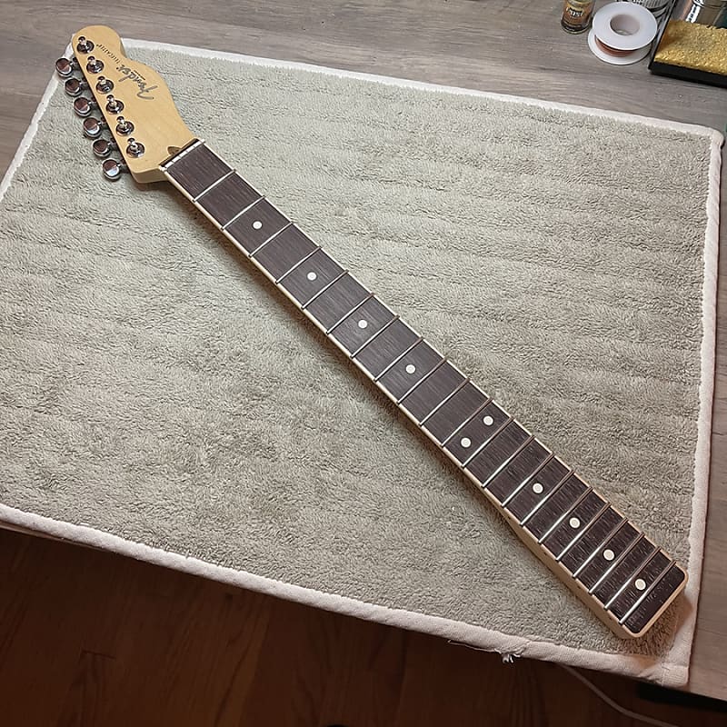 Fender Channel Bound Telecaster Neck Maple/Rosewood | Reverb