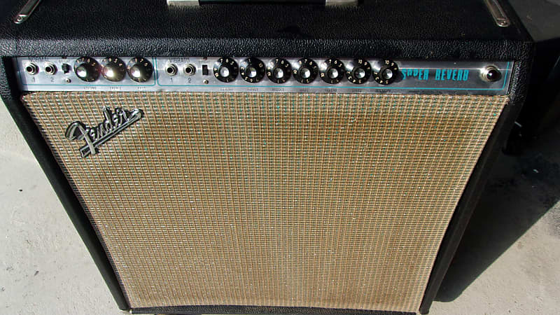 Just Serviced Nice 1971 Vintage Fender Silverface Super | Reverb