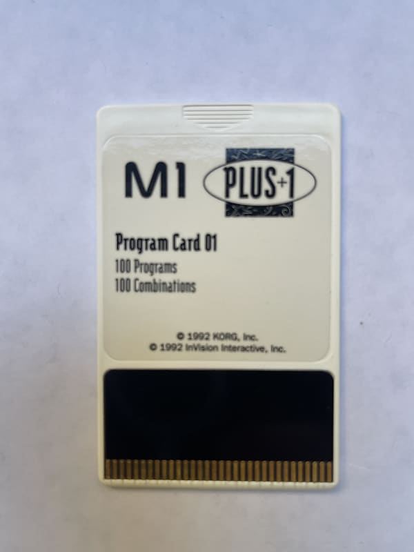 Korg M1 Card InVision PLUS+1 M1R | Reverb