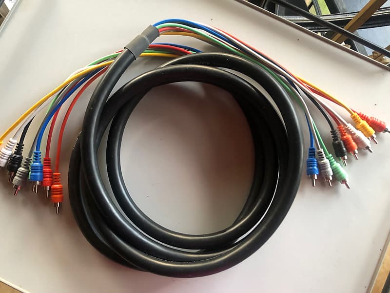 Hosa Hi-Def 8-Channel RCA-RCA Recording Snake | Reverb