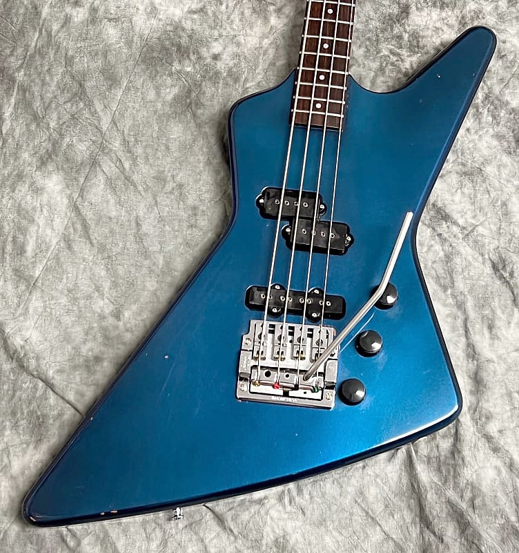 1983 Hamer Blitz Bass w/Factory Kahler Vibrato! - Midnight | Reverb