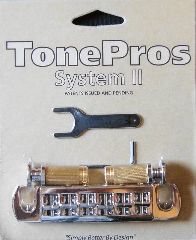 AVT2P-N TonePros Standard (US Thread) Wraparound Bridge | Reverb