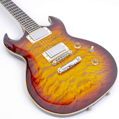 2003 Samick Torino Quilted Tobacco Sunburst w/ Double Cut, | Reverb