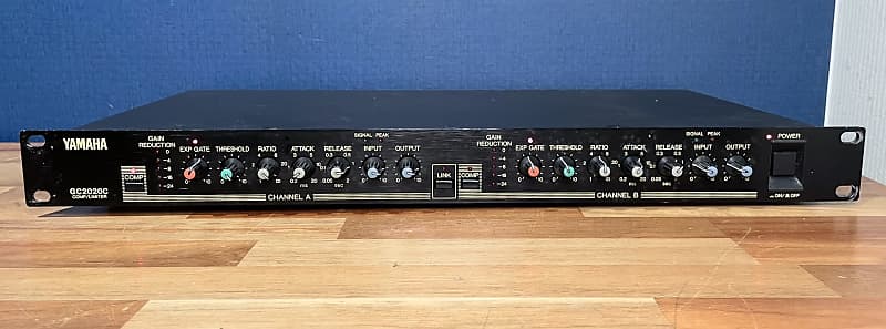 Yamaha GC2020C 2-Channel Stereo Compressor / Limiter Dynamic | Reverb