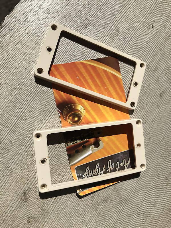 Art of Aging M69 CAB Humbucker Pickup Mounting Rings Bone | Reverb