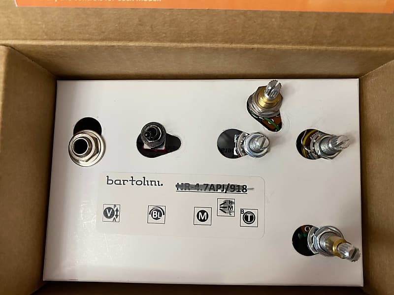 Bartolini Preamp Discontinued NTMB+FL 3 band 2 pickup 4 knob | Reverb