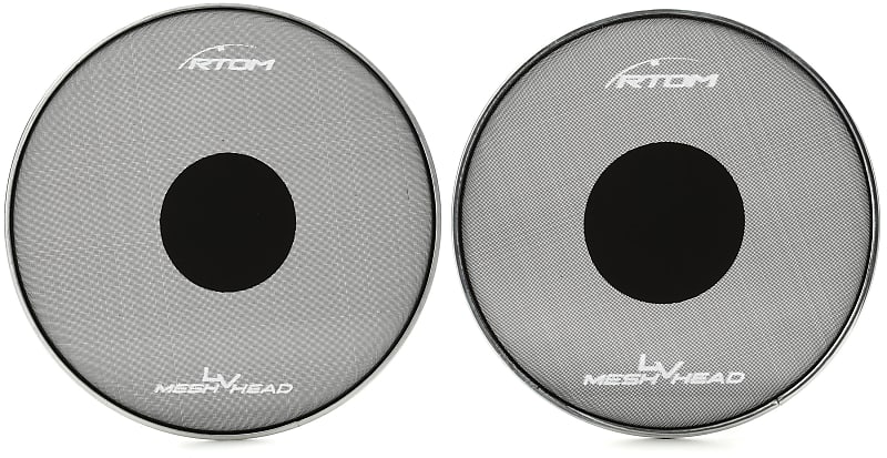 RTOM Low Volume Mesh Drumhead - 12 inch Bundle with RTOM Low | Reverb