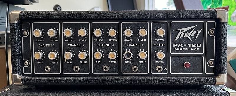 Peavey PA-120 4-Channel 120 Watt Powered Mixer | Reverb