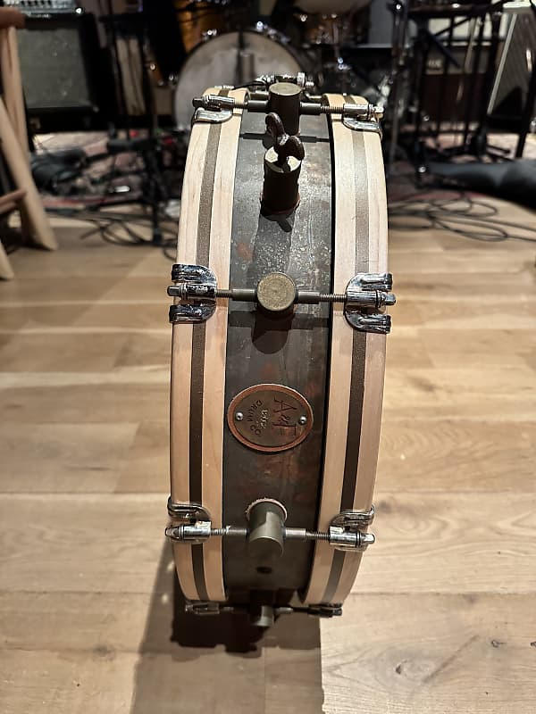 A&F 18" X 4" Raw Brass Gun Shot Snare | Reverb