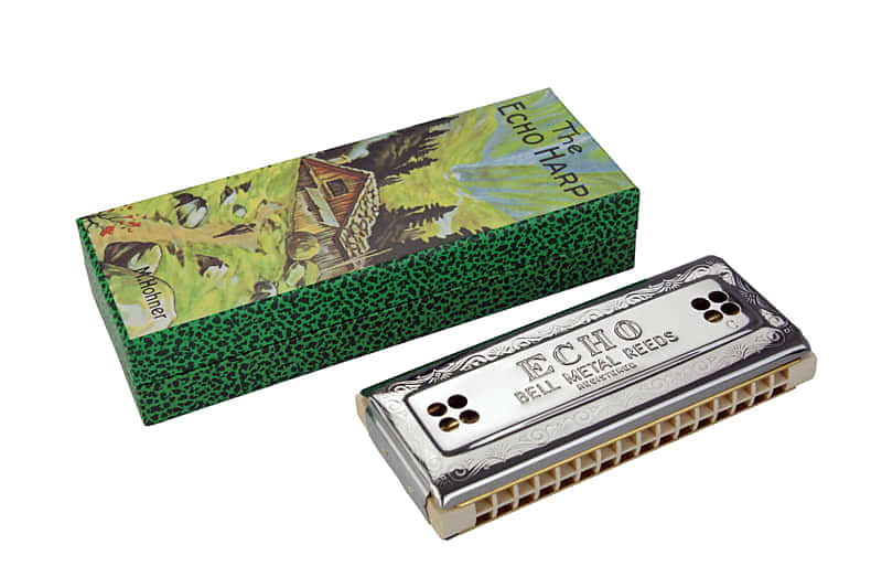 Hohner Echo Harp 2x32 Harmonica - Key of C/G -NEW | Reverb