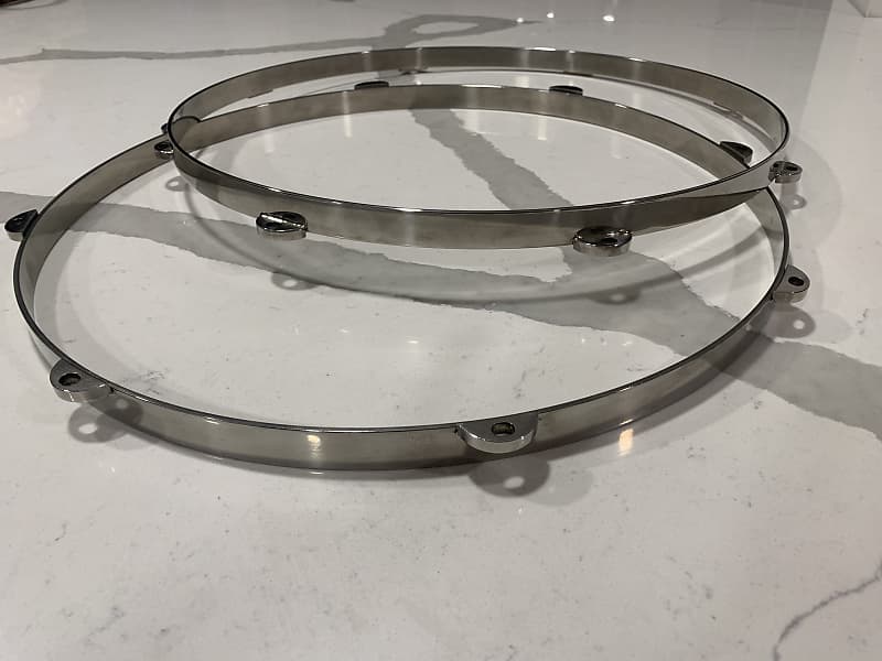Angel drum hoops 16” 8 lug Single flange steel | Reverb