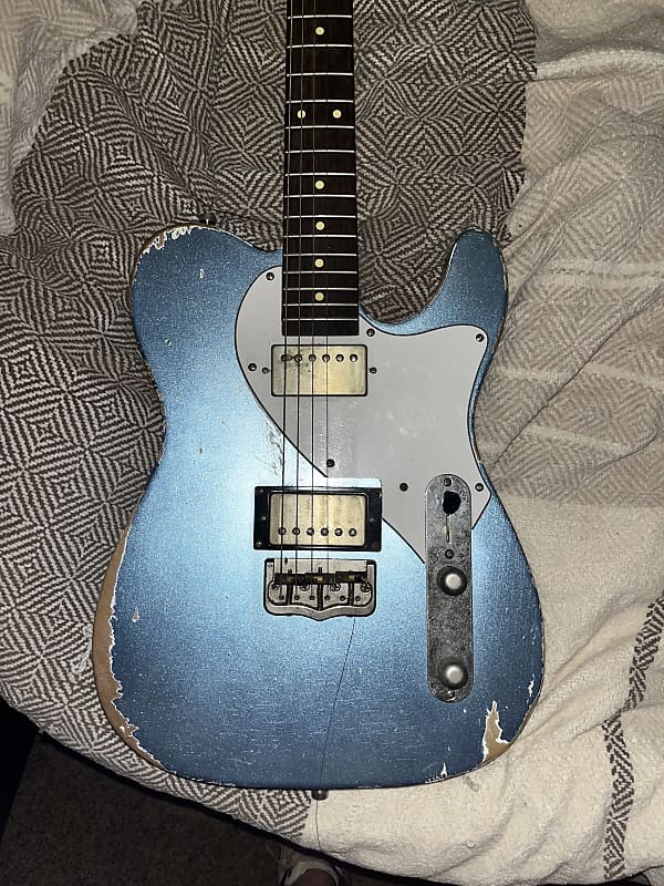 JLCustom Telecaster 2019 - Metallic Blue Relic | Reverb