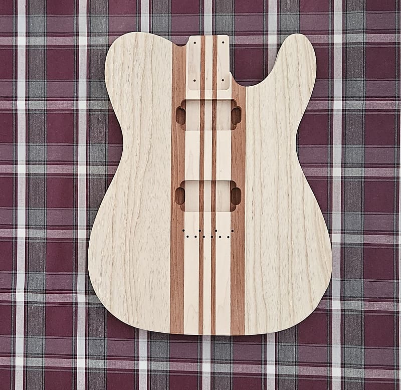 Woodtech Routing - 2 pc Swamp Ash - Double Humbucker - Rear | Reverb