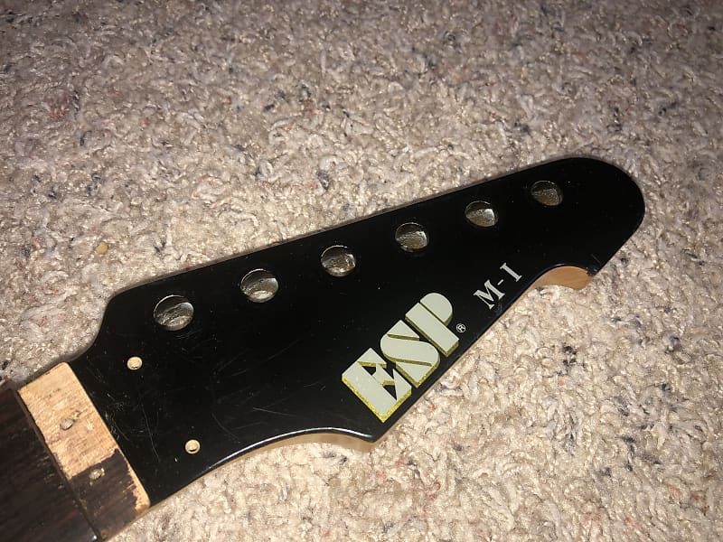 Rare 1992 ESP M-1 Neck Japan NY Headstock | Reverb