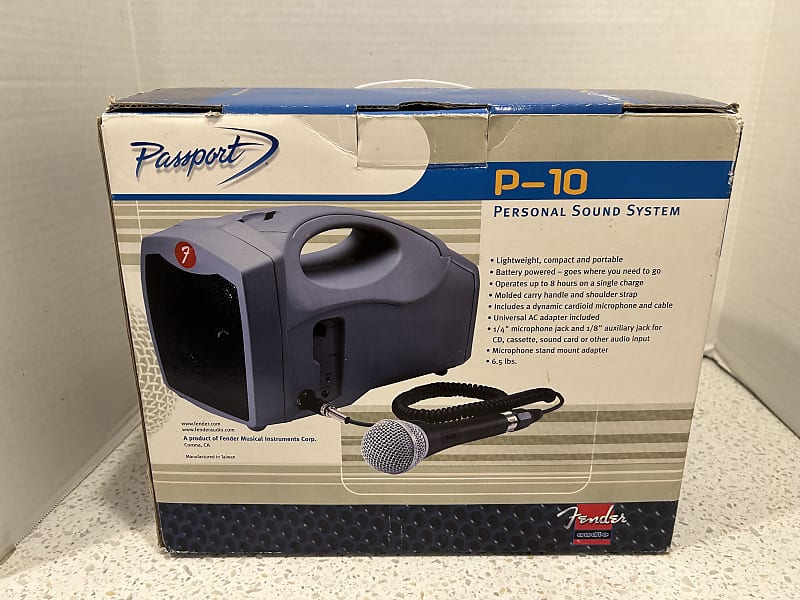 Fender P-10 Personal Sound System in Original Packaging | Reverb