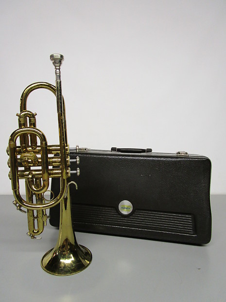 Bundy Selmer Cornet Designed by Vincent Bach with Hard Case | Reverb
