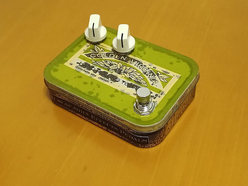 Vintage Tobacco Tin Silicon BC108 Fuzz Face Clone | Reverb