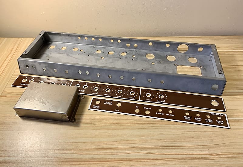 Brownface Vibroverb 6G16 Chassis, Faceplate/Backplate, and | Reverb