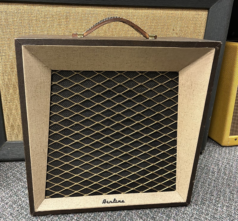 Vintage Airline 8513 1950’s Tube Amp, 6V6 12” Speaker | Reverb