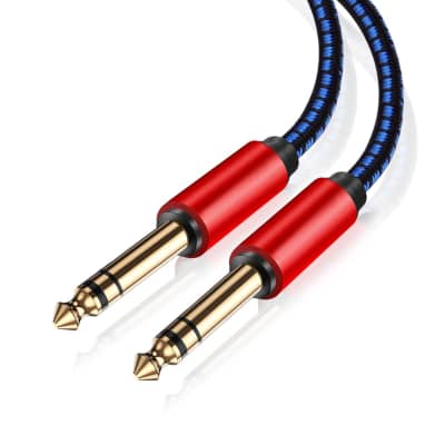 1/4 Inch TRS Instrument Cable,TRS Cable 1/4 to 1/4 Audio | Reverb