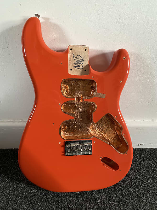 Hardtail Stratocaster Body Fiesta Red | Reverb