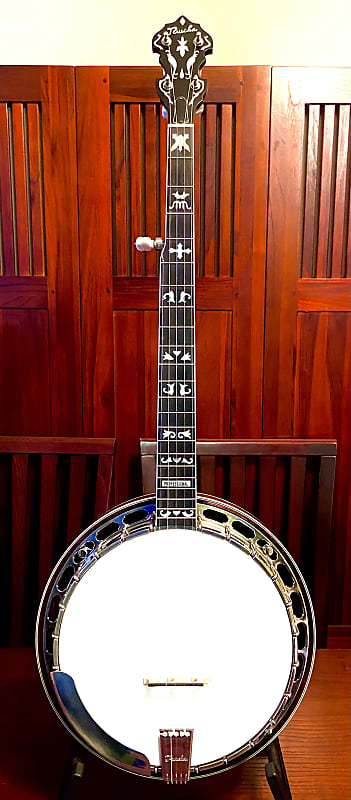 Prucha Vintage Professional Block Rim Five String Banjo Circa | Reverb
