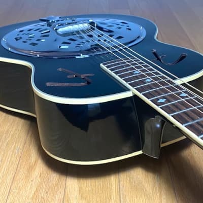 Fender FR-50 Resonator, Black, Acoustic Guitar, Very Good | Reverb
