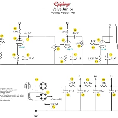 Epiphone Valve Junior v2 with upgrades/mods | Reverb