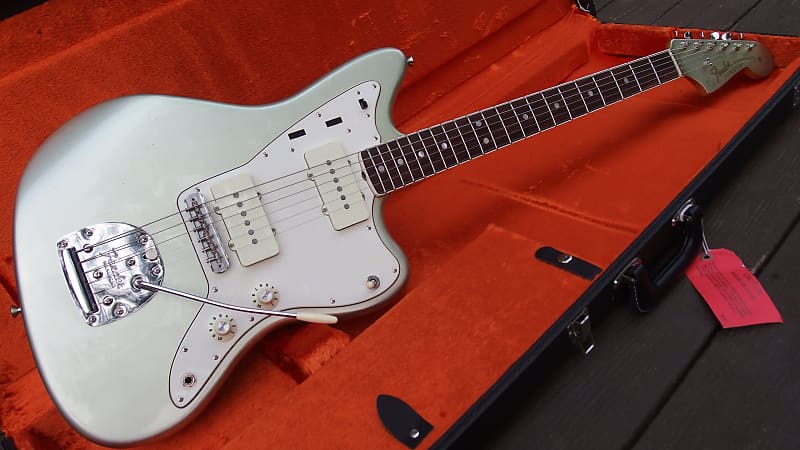 Fender American Vintage '65 Jazzmaster Aged Inca Silver! | Reverb