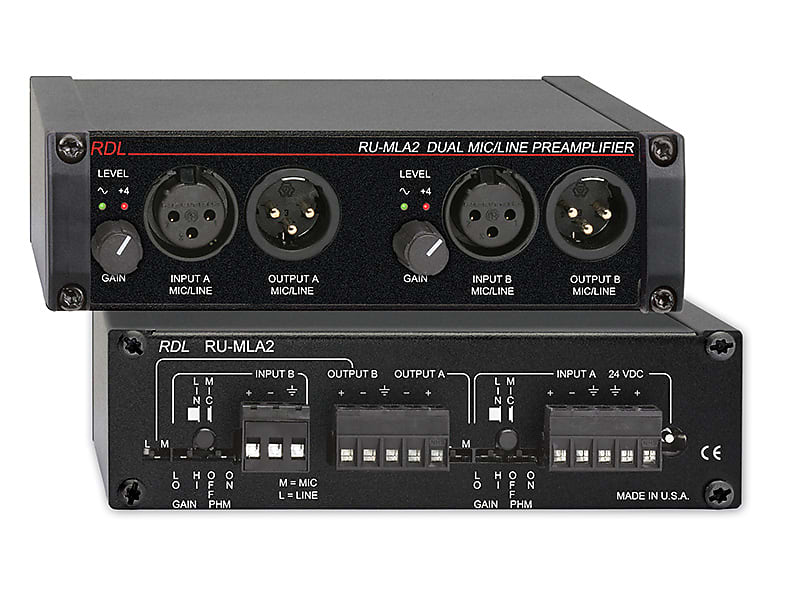 (Mint) RDL RUMLA2 Dual Mic/Line preamp | Reverb