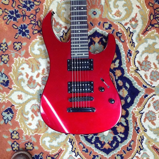 Washburn WG-587 7-String electric guitar Red | Reverb