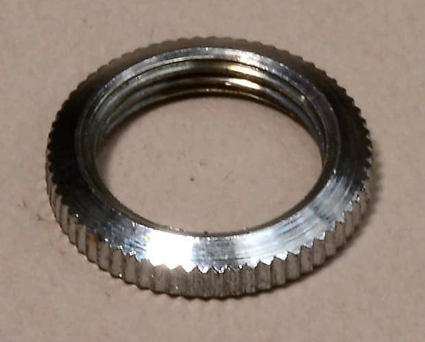 Dallas Arbiter '60s-'70s Stomp Box Beveled Switch Ring Nut | Reverb