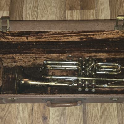 Vintage 1913 York & Sons Perfect Tone Coronet Trumpet Silver | Reverb