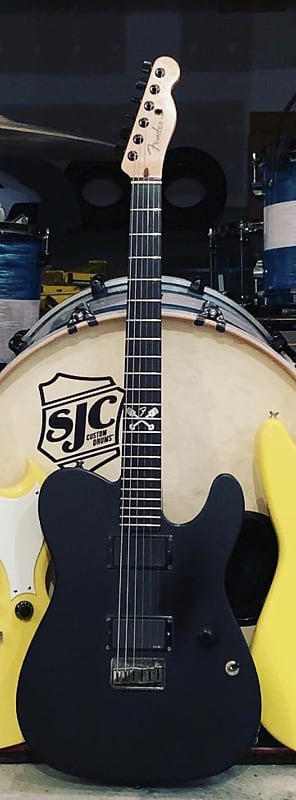 Fender Telecaster Custom Shop 2004 Matte Black Jim Root John | Reverb