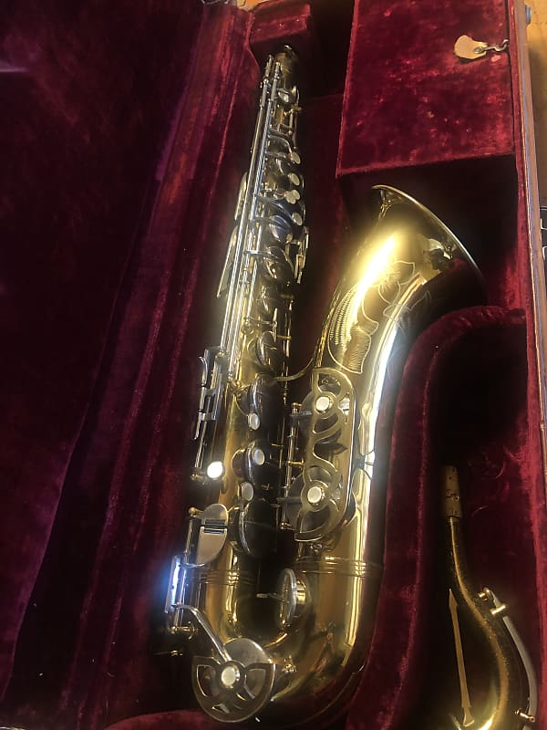 Evette Schaeffer Tenor Saxophone - Paris France w/Case | Reverb