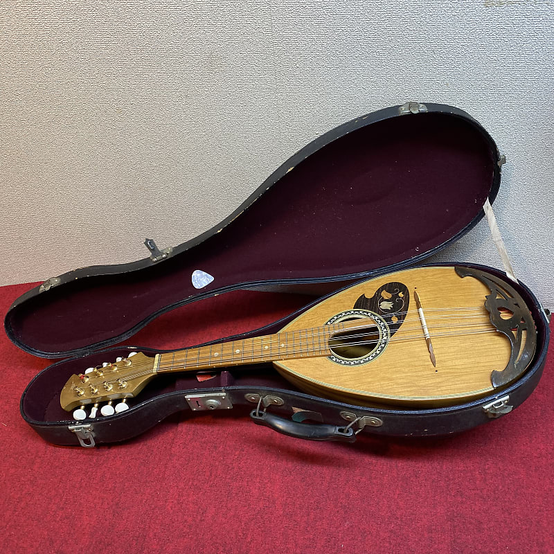 1963 Suzuki M-203 Bowl back Mandolin with original case, pick | Reverb