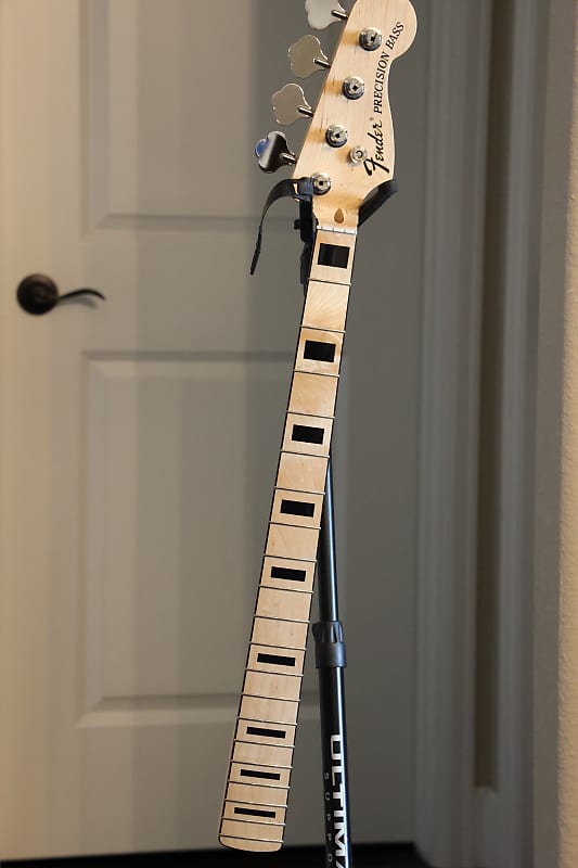 Fender Classic Precision Bass Neck w/ 20 Medium Jumbo Frets, | Reverb
