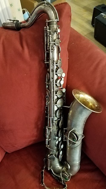 Vintage Rare Harwood By Jenkins Tenor Saxophone 1930s Silver | Reverb